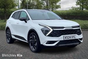 Kia Sportage 1.6 T-GDi PHEV GT-LINE S in Fusion White £39,470