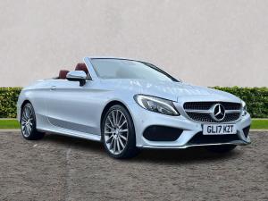 MERCEDES-BENZ C CLASS Cabriolet AMG Line in silver £17,990