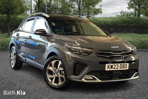 Kia Stonic 1.0 T-GDi ISG 48V GT-LINE S in Storm Grey with Black Roof £ ...