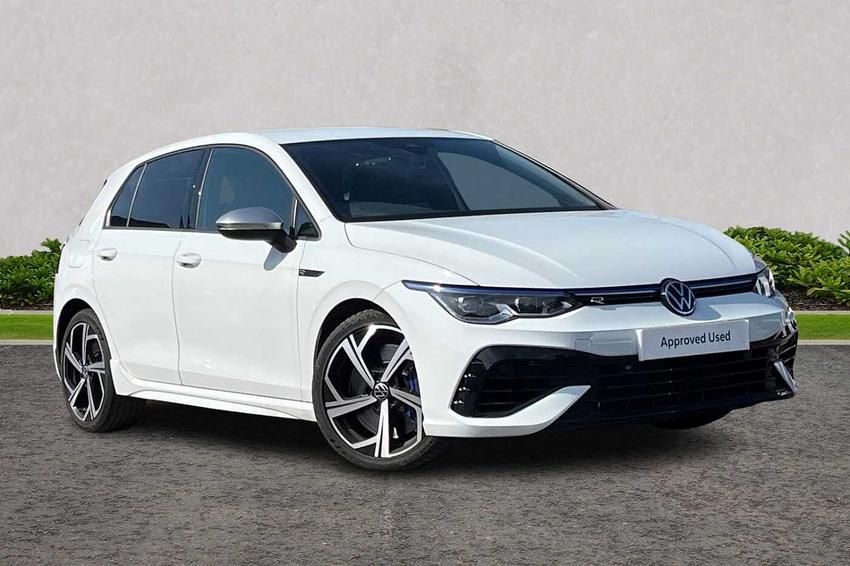 Used 2021 Volkswagen Golf R MK8 2.0 TSI 4Motion 320PS DSG 5 Dr £29,995 28,007 miles Pure White ...