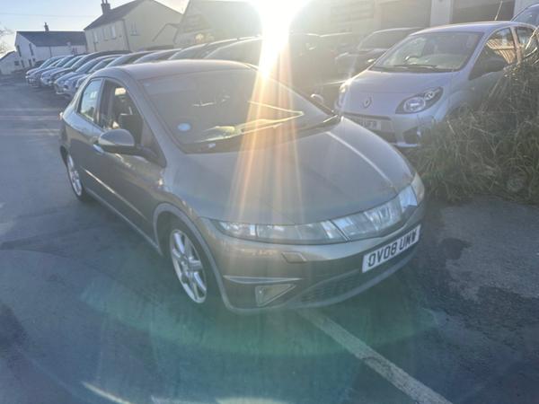 Used 2008 Honda Civic 1.8 i-VTEC Sport 5dr £2,495 88,000 miles Grey ...
