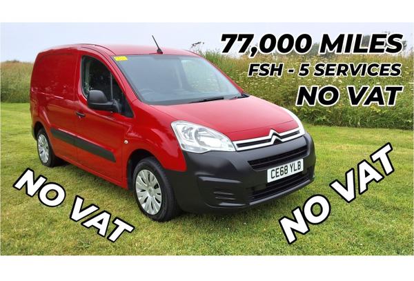 Used 2018 Citroen Berlingo 1.6 BlueHDi 625Kg Enterprise 75ps £1 77,000 ...