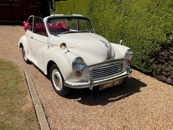 Used 1957 Morris Minor Genuine Factory Convertible £1 1 miles Cream ...