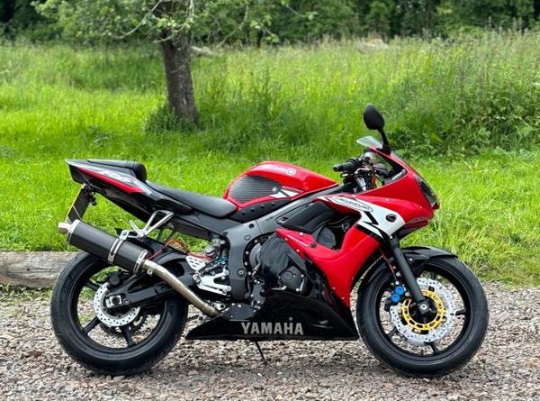 Used 2005 Yamaha R6 YZF R6 599cc Red Black 600 Supersport Low Mileage £ ...