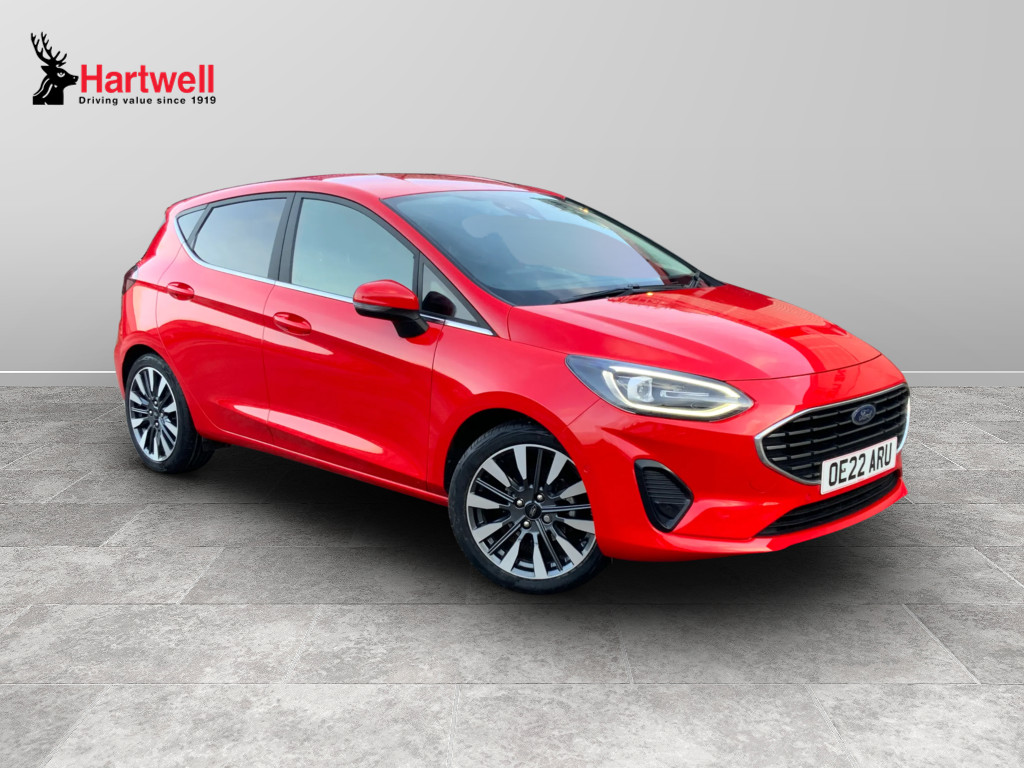 2022 Ford Fiesta Titanium Vignale 1.0 EcoBoost 125PS Hybrid mHEV 5dr 13 699 14 272 miles Race Red Hartwell