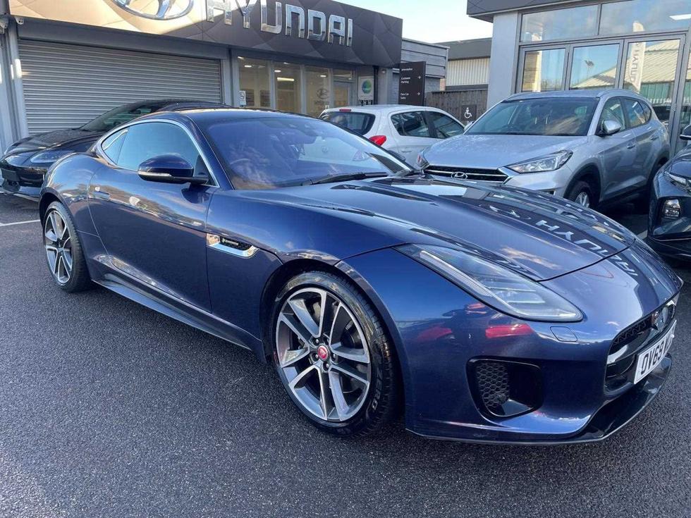 Used 2019 Jaguar F-Type I4 R-Dynamic Auto £28,295 37,480 miles Blue ...