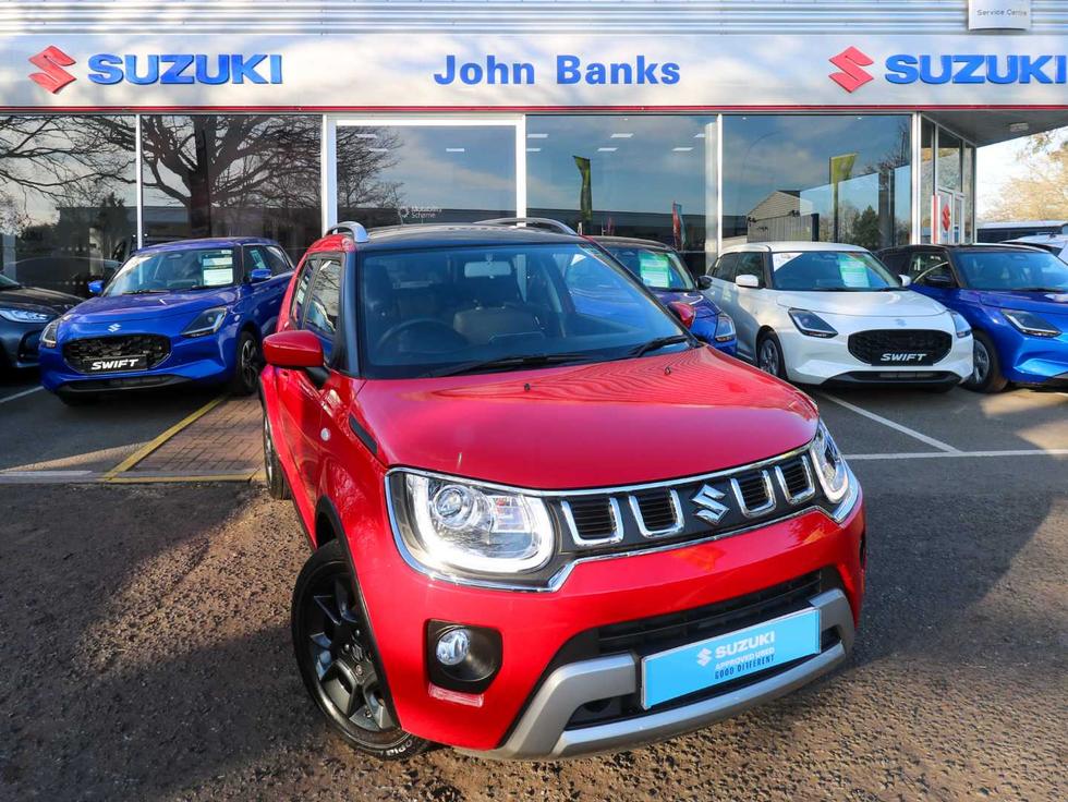 Used 2021 Suzuki Ignis Ignis Hybrid SZ-T £12,250 18,840 miles red ...