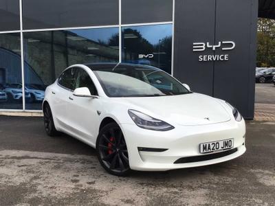 Used 2020 TESLA Model 3 Performance AWD 4dr [Performance Upgrade] Auto ...