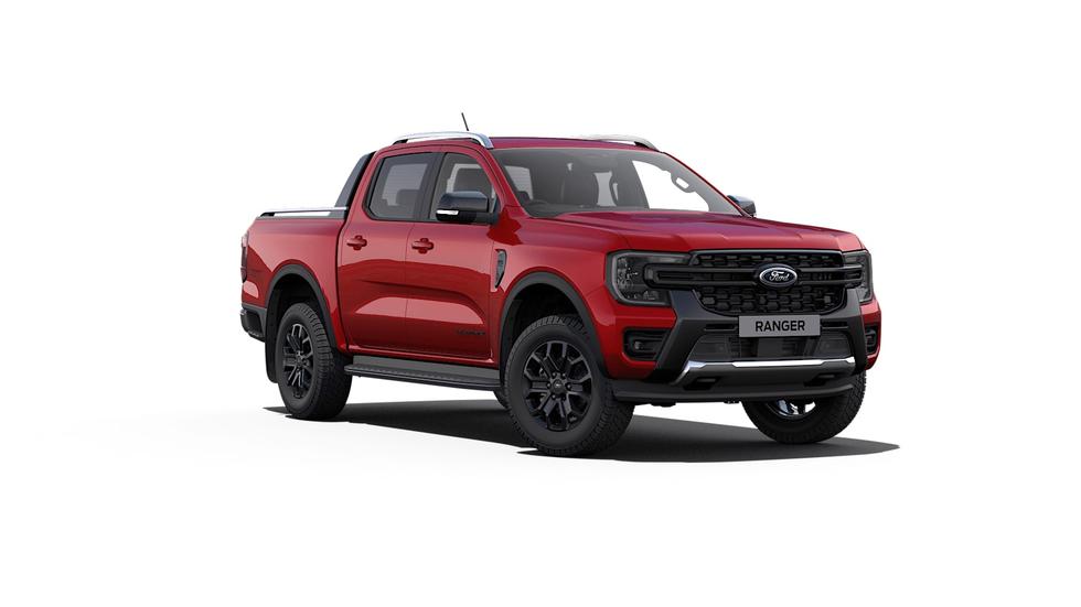 Used 2025 Ford RANGER 2.0L EcoBlue 205PS £56,177 ~ miles LUCID RED ...
