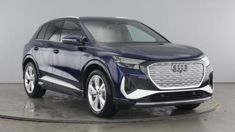 Used 2025 AUDI Q4 e-tron Q4 Sport 45 e-tron kW £46,995 ~ miles Typhoon ...