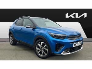 Kia Stonic 1.0 T-GDi ISG 48V GT-LINE S in Azure Blue Wth Black Roof £17,495